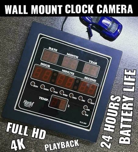 Black 1080P SIM CARD 4G HIDDEN SPY Camera With SIM Card Slot 4G Hidden