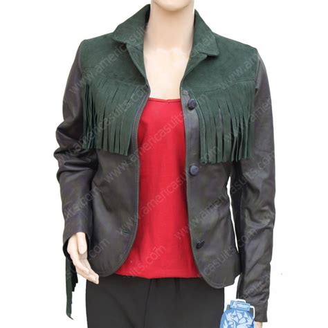 Maeve Wiley Sex Education Fringe Jacket