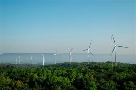 Premium Photo Wind Turbines Produce Electricity The Clean Energy