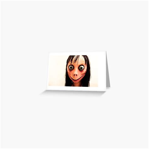 Momo Creepypasta Greeting Card For Sale By Thecryptkeeper Redbubble