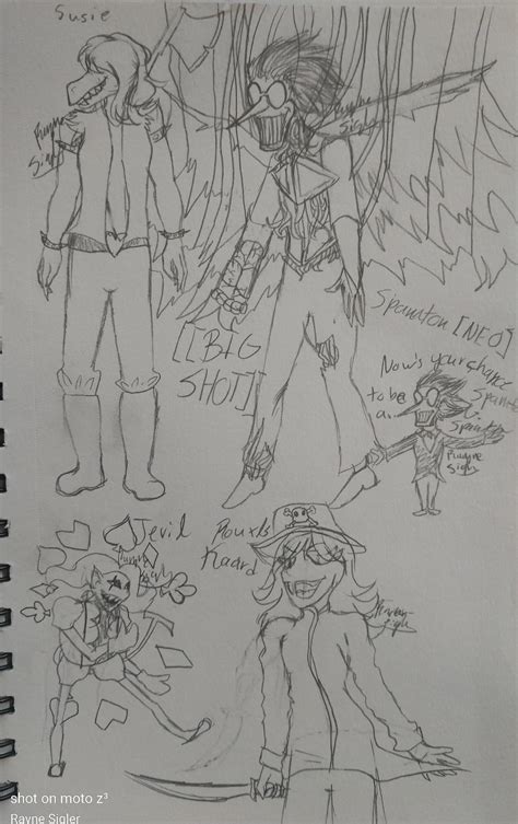 Spamton [neo] Jevil Etc By Tangledupgaming On Deviantart