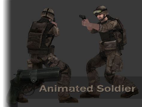 Animated Soldier Ver2 0 Lowpoly Characters Unity Asset Store