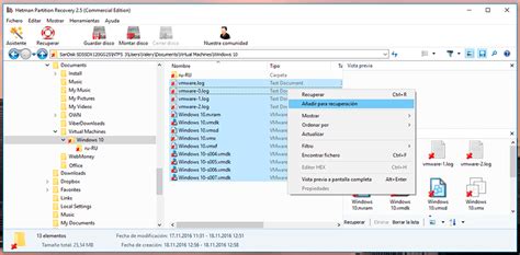 Recuperaci N De Datos De M Quina Virtual Vmware Workstation Y Vmware Player