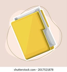Work Folder File Documents Work Stock Vector Royalty Free 2017521878