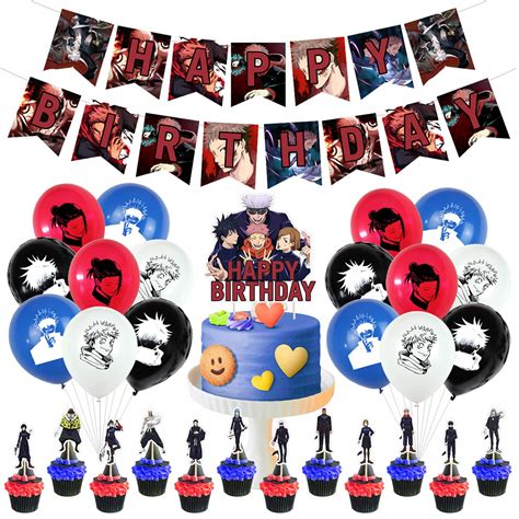 Buy Jujutsu Kaisen Birthday Party Decorations Includes 1 Banner 1