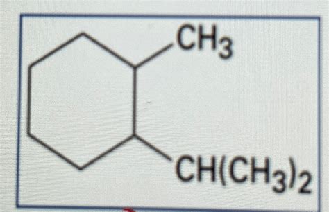 Solved What Is The IUPAC Name For The Following Cycloalkane Chegg