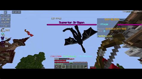 REDESKY SKYBLOCK REMAKE DRAGON SYSTEM YouTube