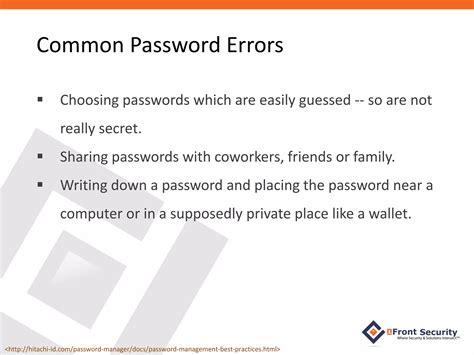 Best Practices For Password Creation Pptx