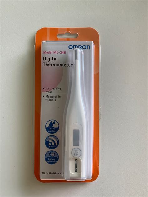 Omron Digital Thermometer, Health & Nutrition, Thermometers on Carousell