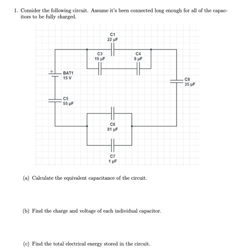 Solved Consider The Following Circuit Assume It S Been Chegg