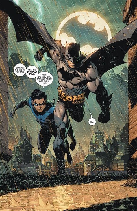Comic Excerpt Batman And Robin Together Again For The First Time