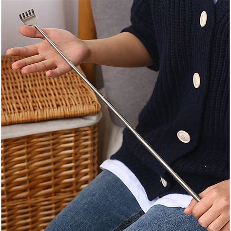 Stainless Steel Retractable Scratching Tool For Hard To Reach Itchy