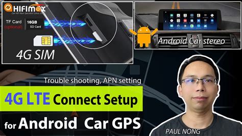 G LTE SIM Card Connect Setup For Android Car GPS G SIM Not Detect No Internet Siginal APN