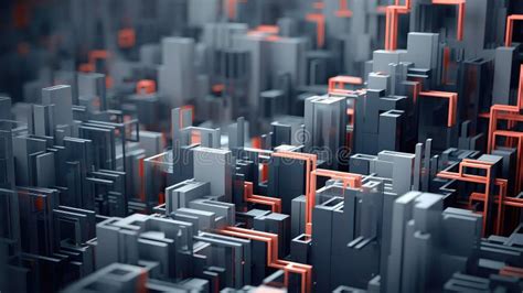 Wave Voxel Data Flow Stock Illustration Illustration Of Physics