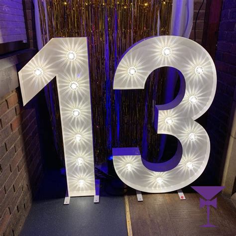 Light Up Numbers Daniel Lay Event Services