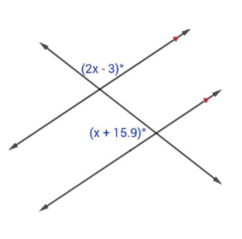 What Is The Value Of X Hint You Ll Get A Decimal Brainly