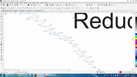 Corel Draw Tips And Tricks Nodes Reduce And More Info Part 4 Youtube
