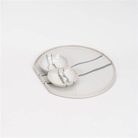 Pollock 30cm Dual Platter Aaron Kearney Design