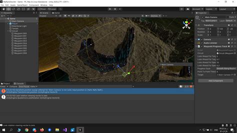 Waypoint Progress Tracker Error Input Position Is NaN NaN NaN