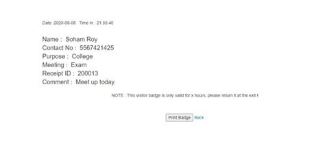 Visitor Management System Project In Php With Source Code And Report