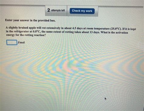 Solved 2 Attempts Left Check My Work Enter Your Answer In Chegg