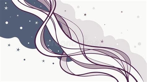 Abstract Flowing Lines Design Modern Art Background Vector Design Generative Ai Stock