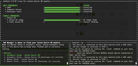 Docker Sdk Manager Flashing Jetson Nx Unable To Detect Jetson Device