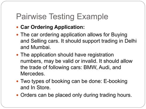 Pairwise Testing Technique Made Easy Pptx