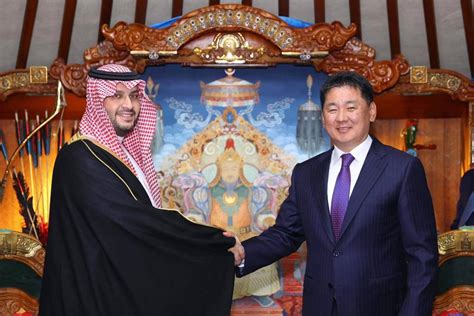 Ерөнхийлөгч У Хүрэлсүх Саудын Арабын Хаант улсын Ханхүүтэй уулзлаа