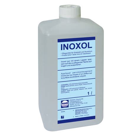 INOXOL, средство для чистки нержавеющей стали и алюминия, Pramol ...