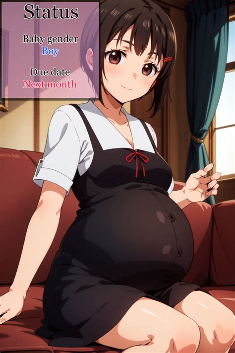 Rule 34 1girls Ai Generated Black Hair Brown Eyes Canon Pregnancy