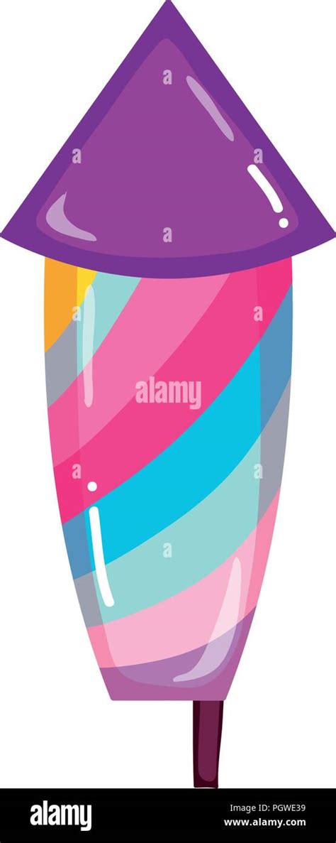 Firework Object To Celebration Holiday Event Stock Vector Image And Art