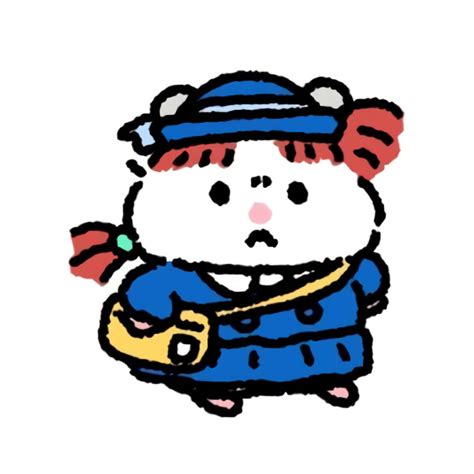 蜡笔小新春日部防卫队鼠鼠造型人物卡通头像 春日部五人分开可爱头像