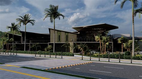 Educational Center For Fine Arts Revit Model Renders Lumion 3d Model Cgtrader