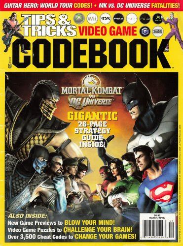 Tips And Tricks Video Game Codebook Volume 16 Issue 02 March April 2009