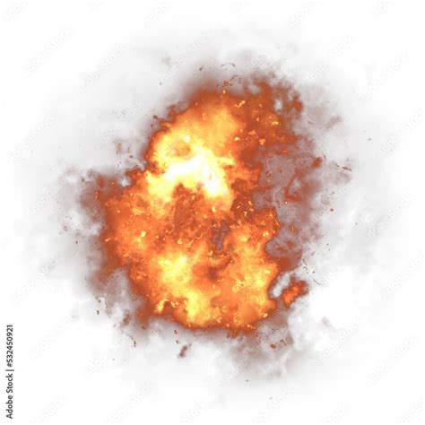 Fire Explosion Effect Element Stock Illustration Adobe Stock