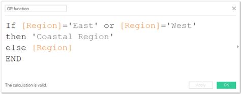 And And Or Functions In Tableau