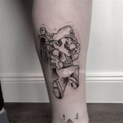Nintendo Tattoo Super Mario Bros Tattoo Trend Tattoo