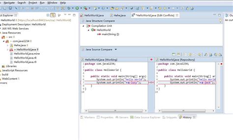 Eclipse Svn代码文件内容冲突解决java开源博客系统 Powered By Java1234