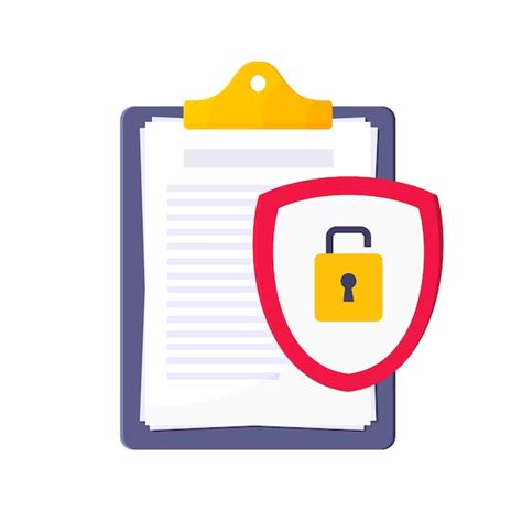 Premium Vector Privacy Policy Warning Safety Lock And Data Protection Metaphor