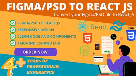 Convert Psd And Figma To React Js Using Tailwind Css By Samiulislamt Fiverr
