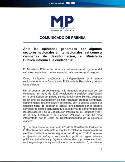 Canal Antigua on Twitter CANoticias Nacionales Ministerio Público