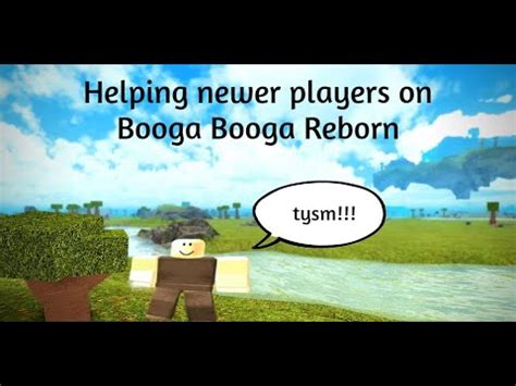 Helping New Players On Booga Booga Reborn REACTIONS YouTube