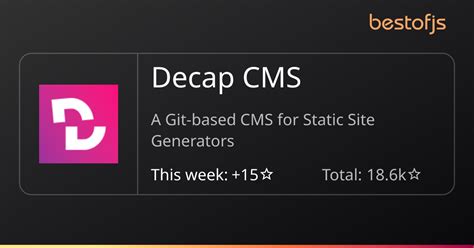 Best Of Js • Decap Cms