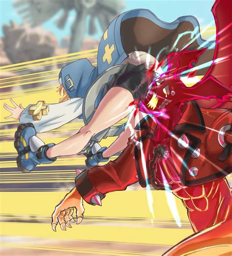 Bridget And Sol Badguy Guilty Gear And 1 More Drawn By Pennperun