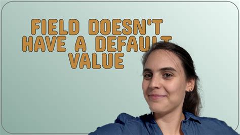 Joomla Field Doesnt Have A Default Value Youtube