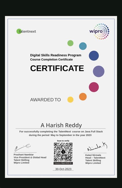 A Harish Reddy On Linkedin Wipro