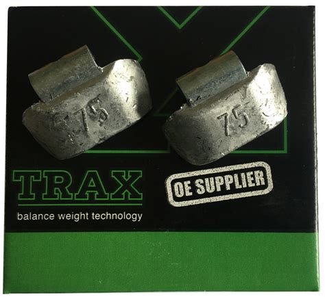 Trax 75g Lead Wheel Weight For Truck Rims Box Of 10