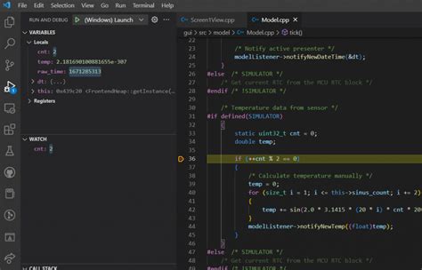 Touchgfx Simulator Development In Visual Studio Code With Cmake Stm F Discovery