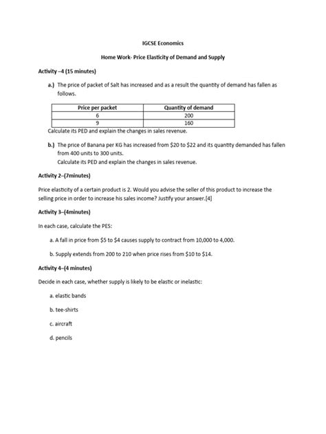 Igcse Economics Pdf